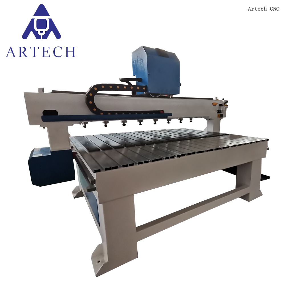 Multi head 3 axis wood cnc engraving router machine with DSP controller ...